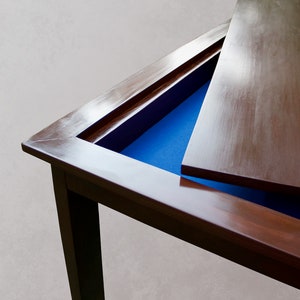 Board Game Table With Removable Topper - Etsy
