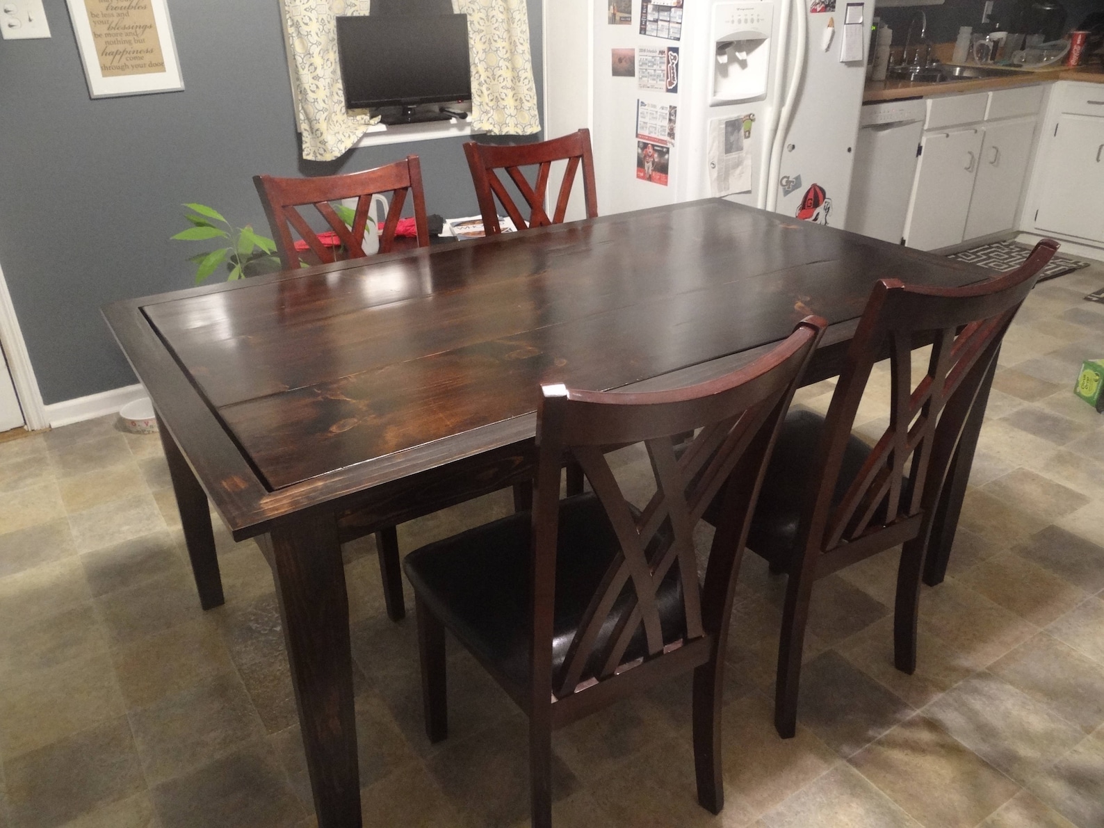 Board Game Table With Removable Topper - Etsy