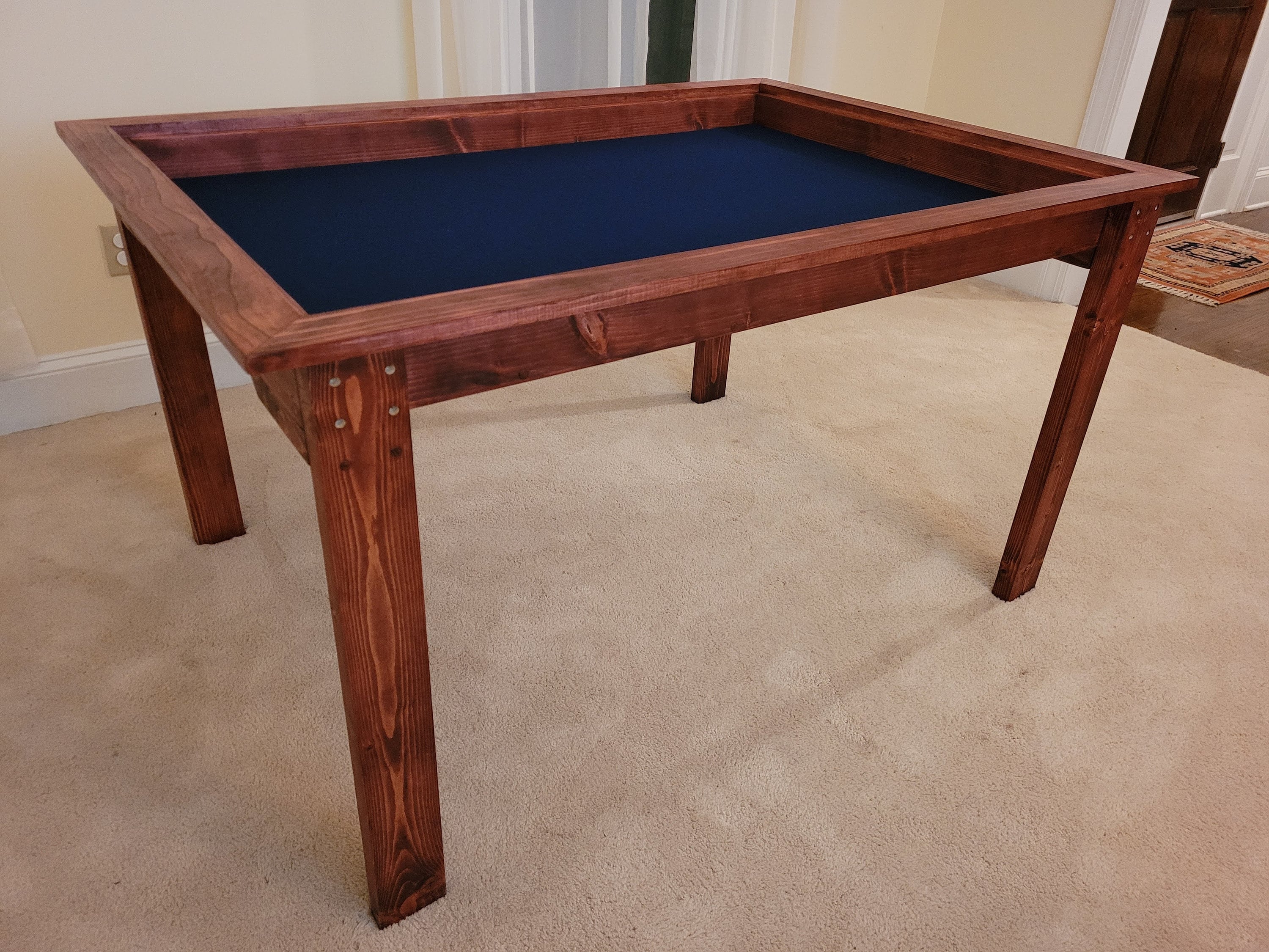 Board Game Table With Removable Topper - Etsy