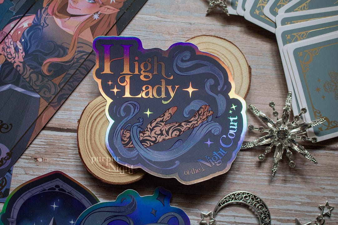 High Lady of the Night Court A Court of Thorns and Roses | ACOTAR Vynil ...