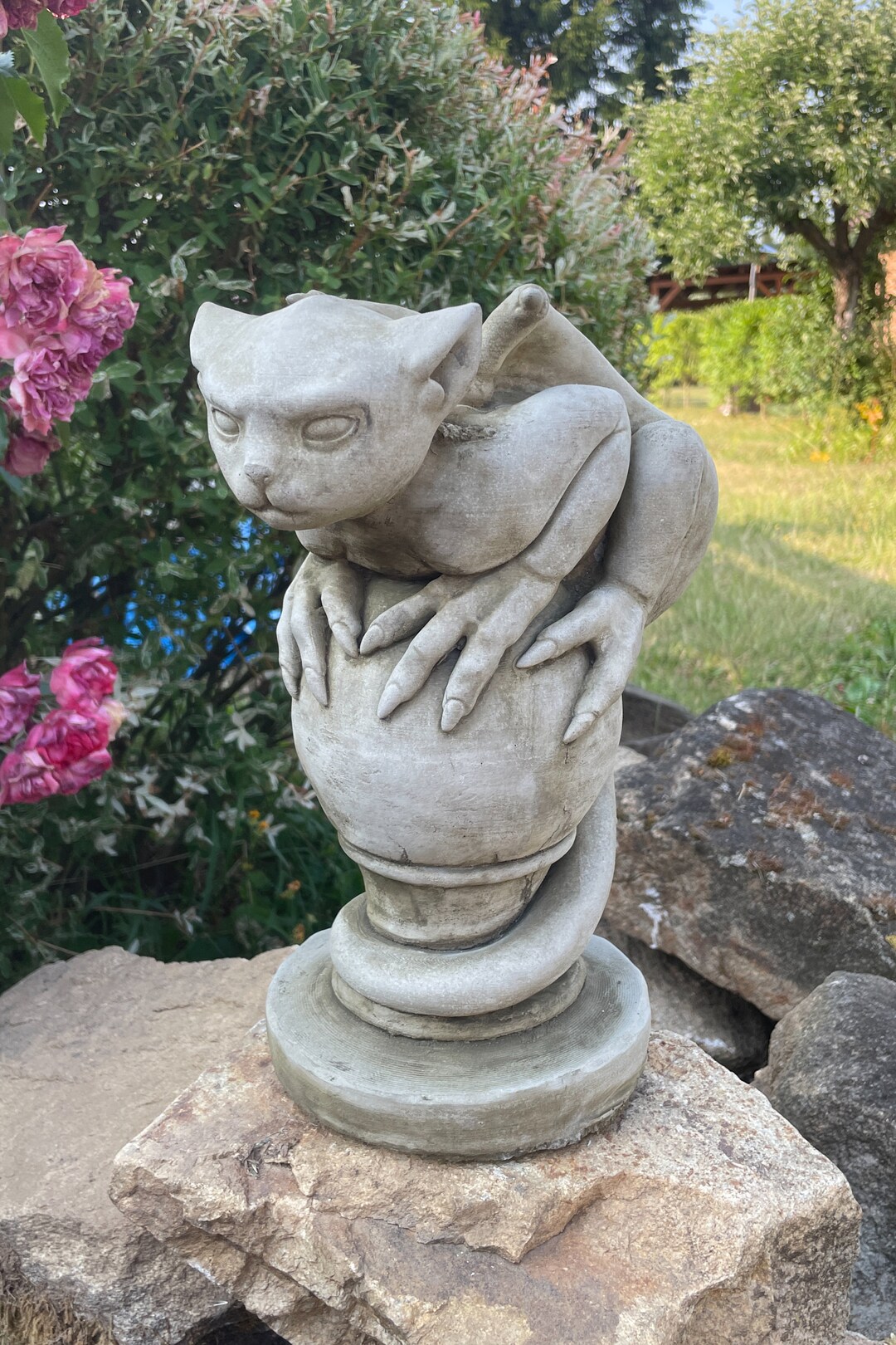 Gargoyle on Bowl - Etsy