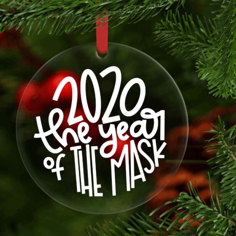 2020 Ornament Mask - Etsy