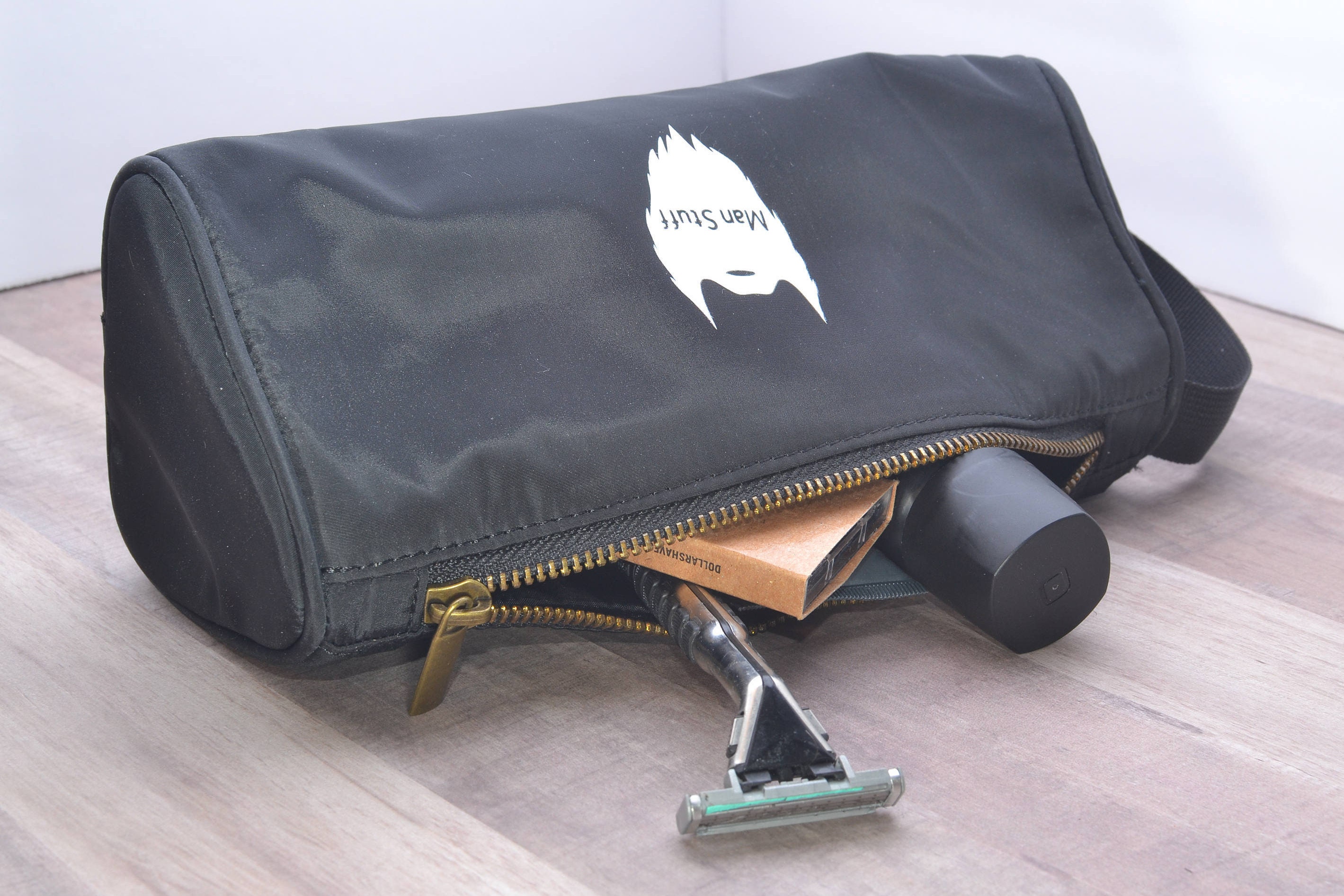 Men's Custom Shaving Kit Bag Men's Toiletry Bag | Etsy