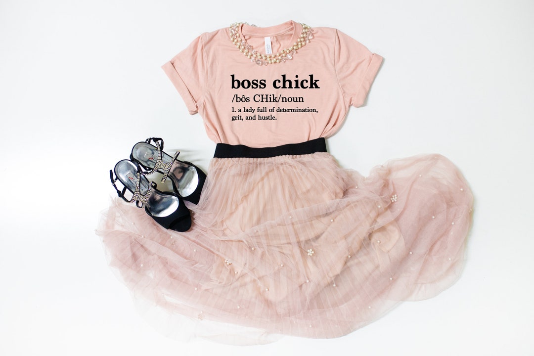 Boss Chick, Girl Boss Shirt, Gift for Boss, Boss Babe Shirts, Small ...