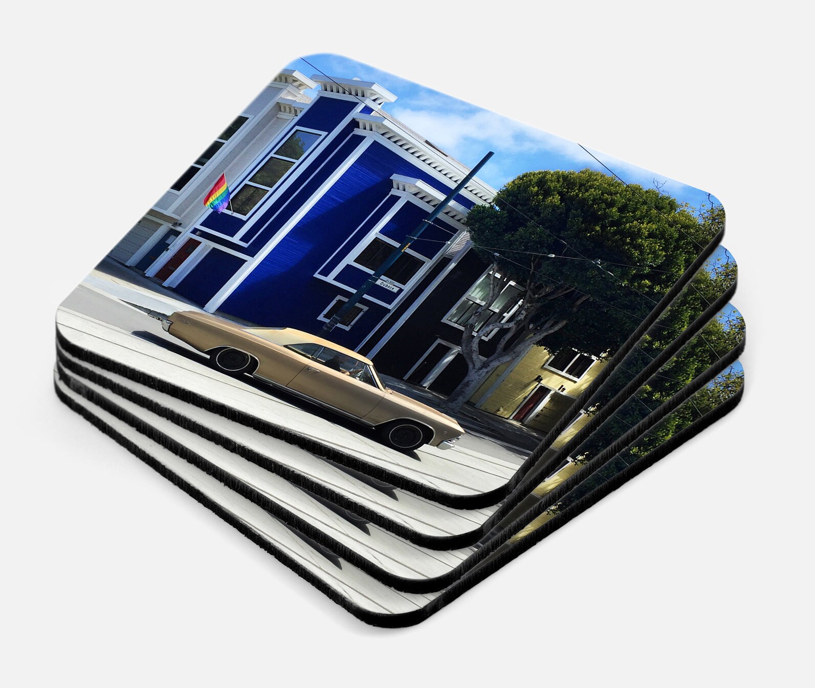 Pride Vintage Chevy Malibu Drink Coaster - Etsy