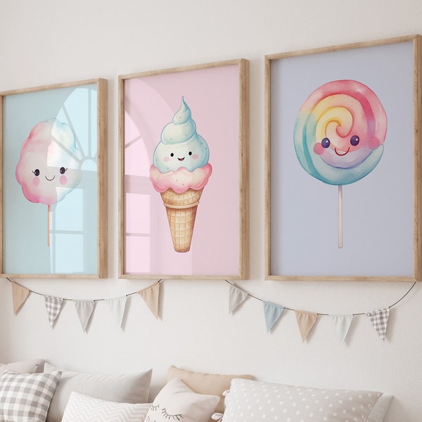 Kawaii Wall Art - Etsy