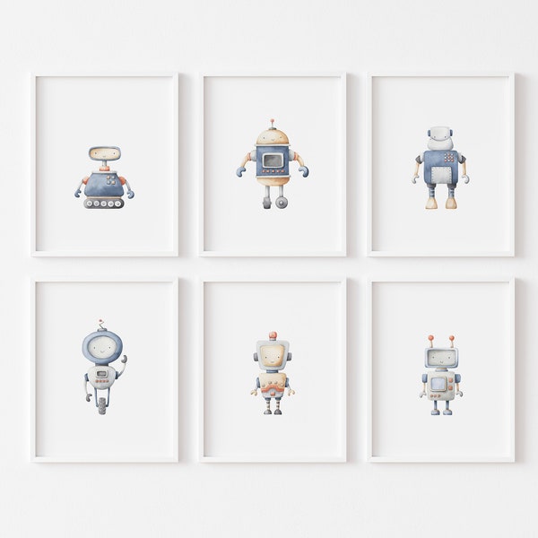 Robot Wall Decor - Etsy