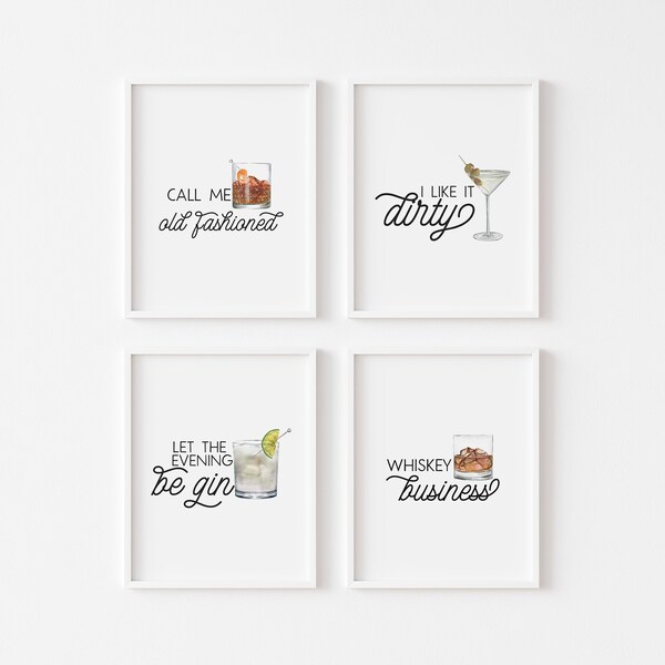 Cocktail Puns - Etsy UK