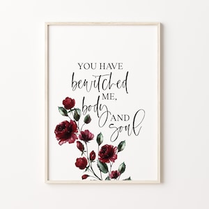 Jane Austen Pride and Prejudice Quote Printable Wall Art Mr. - Etsy