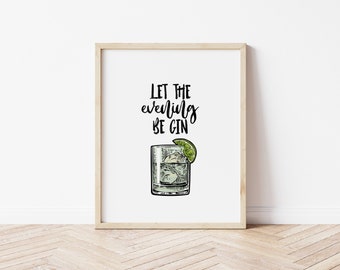 Let the Party Be Gin - Etsy