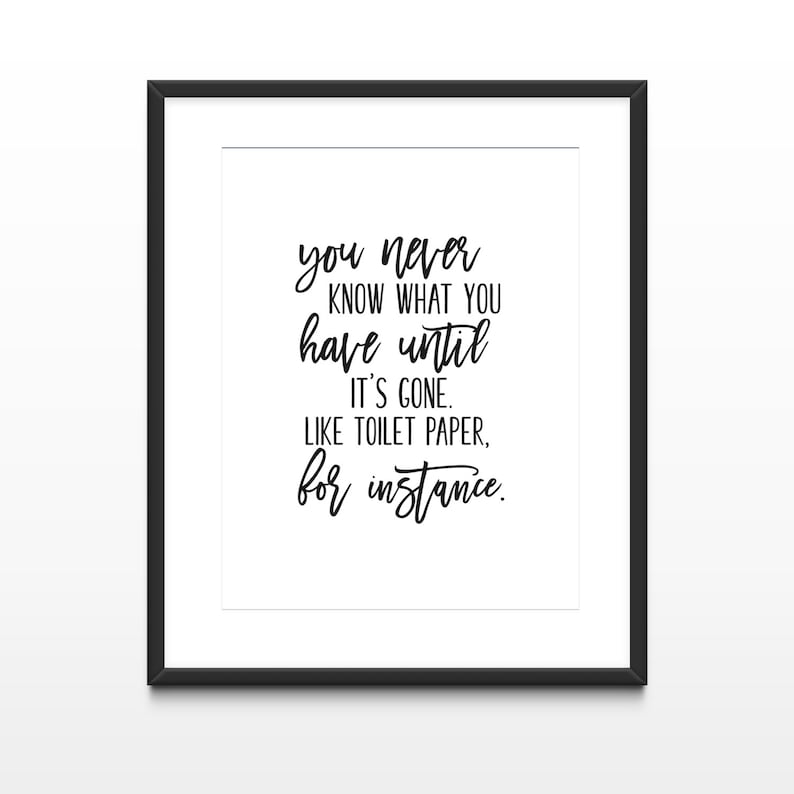 Funny Bathroom Wall Decor Quotes Set of 3 Printable Wall | Etsy