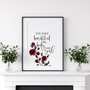 Jane Austen Pride and Prejudice Quote Printable Wall Art Mr. - Etsy