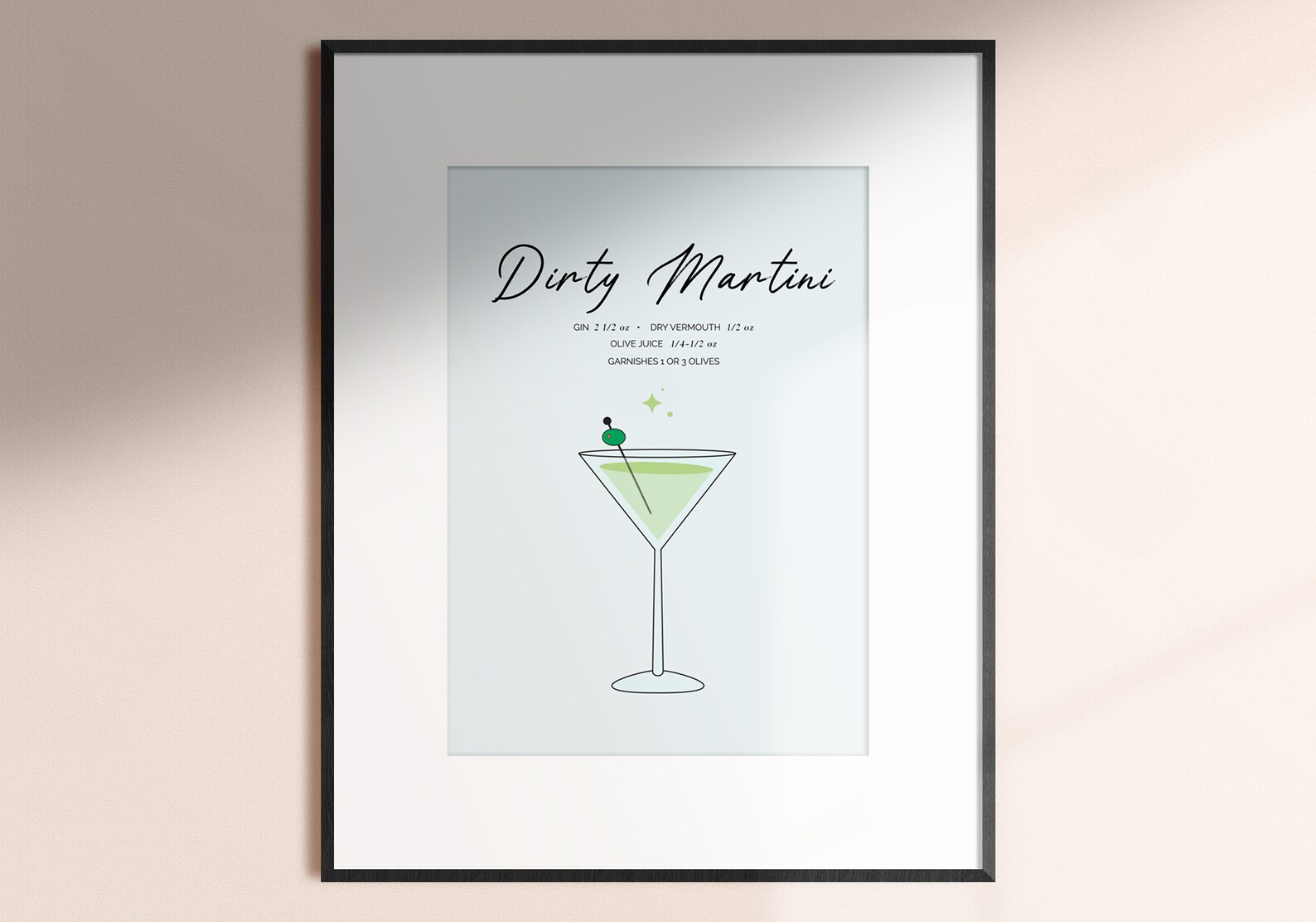 Retro Bar Decor Kitchen Posters Wall Art Prints Cocktail | Etsy