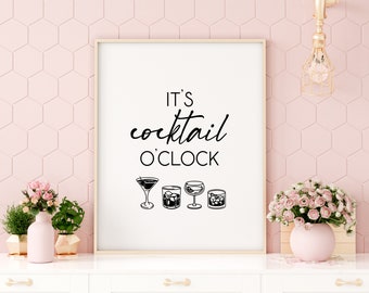 Bar Cart Sign | Etsy