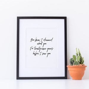The National Band Song Lyrics Printable Slow Show Lyrics - Etsy
