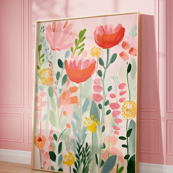 Printable Floral Art - Etsy