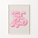 Cool to Be Kind Printable Wall Art 70s Poster Trendy Art - Etsy