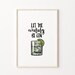 Let the Evening Be Gin Printable Wall Art Gin Bar Sign Gin - Etsy