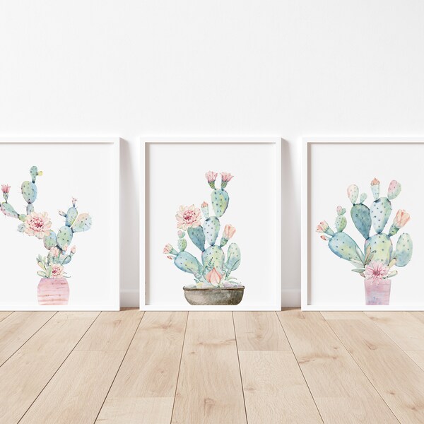 Cactus Watercolor - Etsy