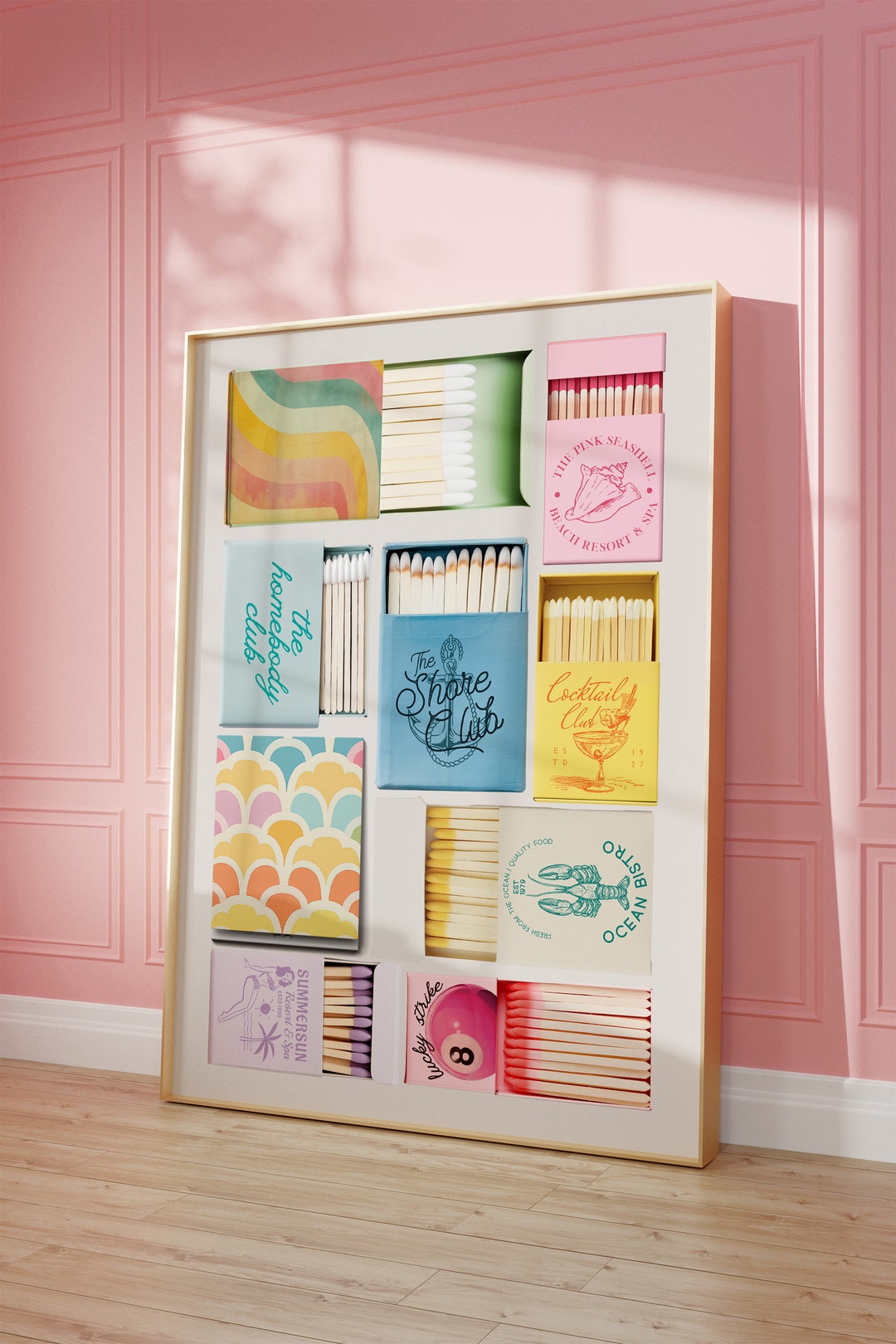 Matchbooks Printable Wall Art, Trendy Poster, Digital Download, Dorm ...