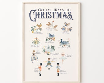 Twelve Days of Christmas - Etsy