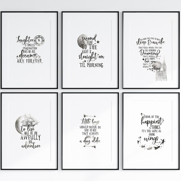 Peter Pan Print - Etsy UK