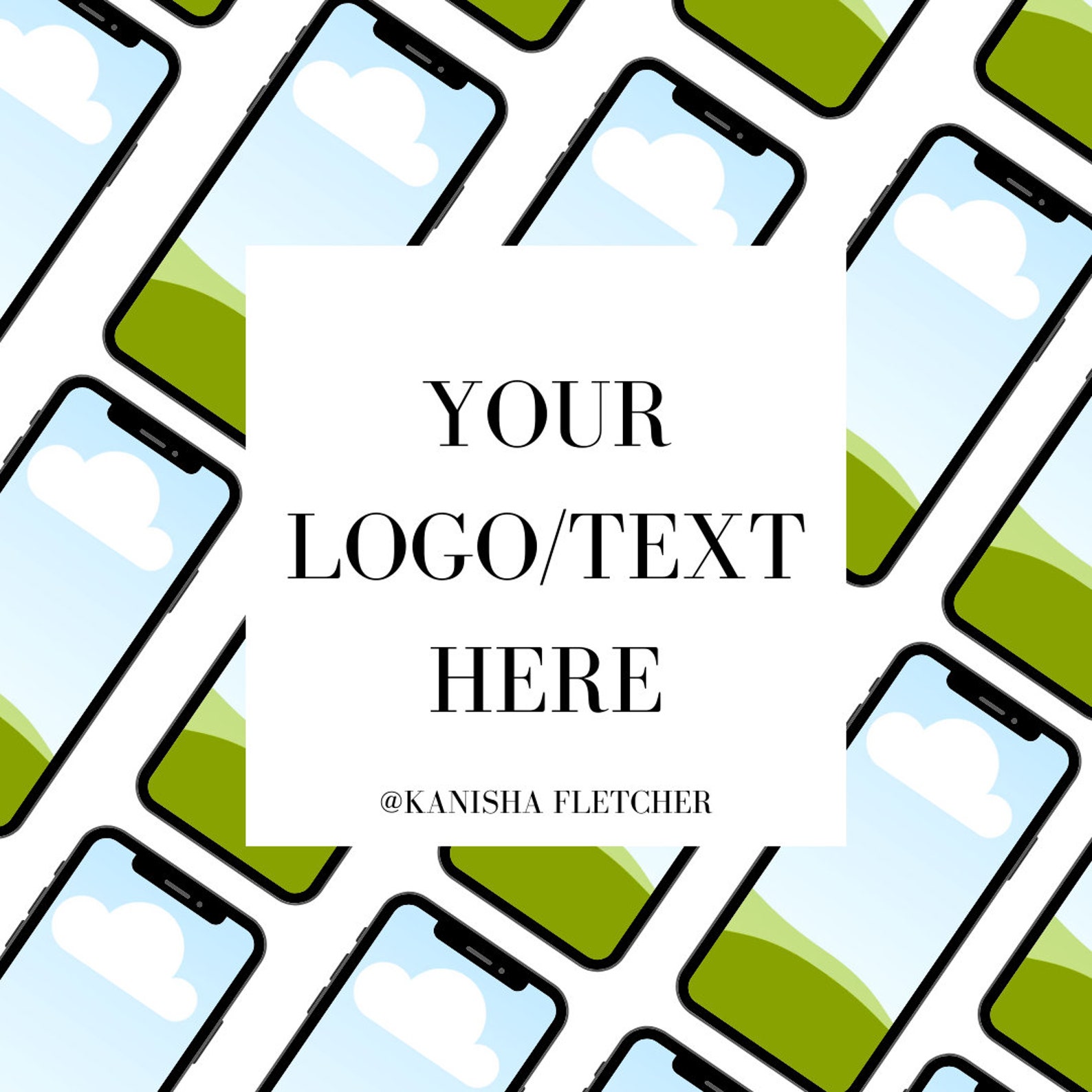 DIY Blank Instagram Social Media Mockup Templates Mockup - Etsy