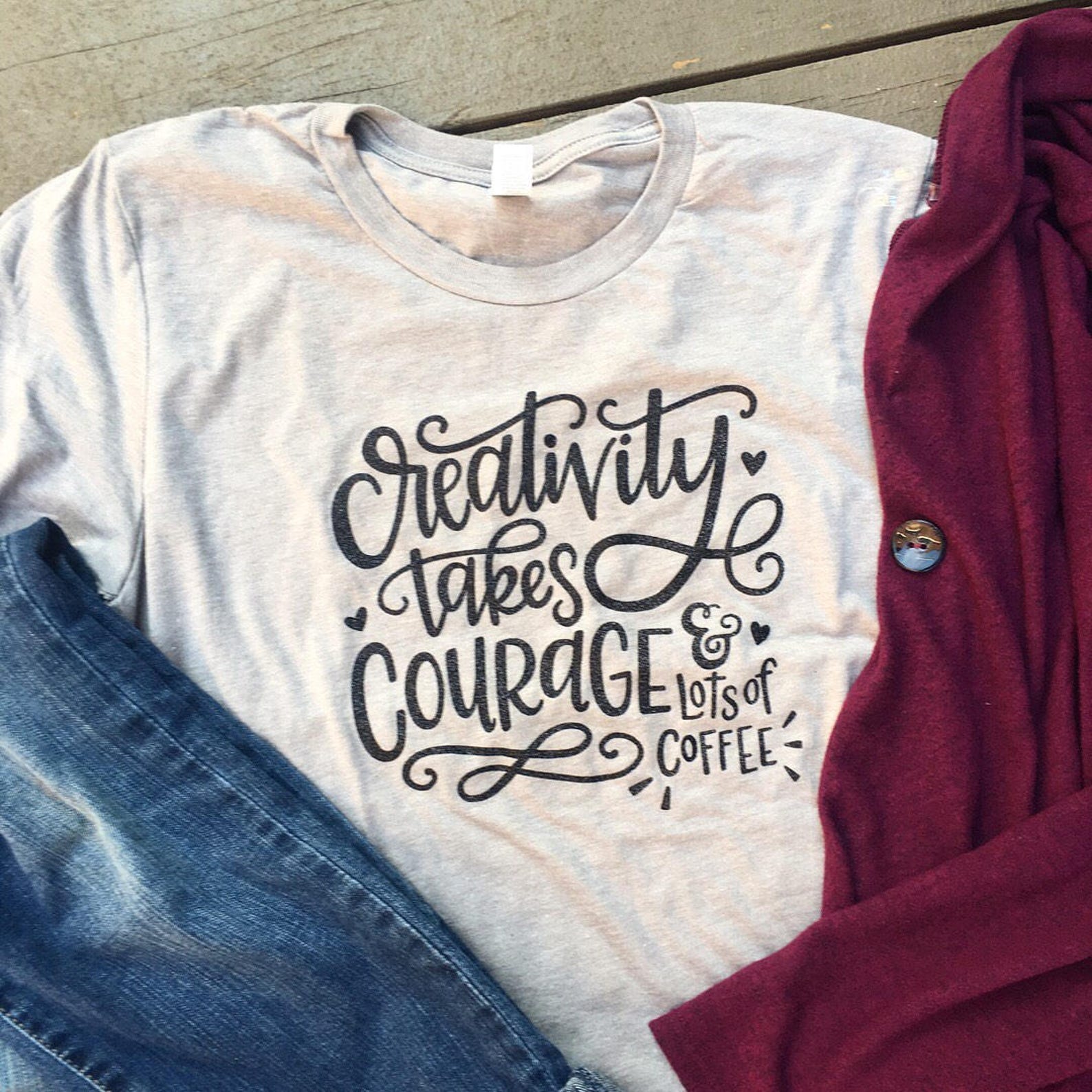 Maker Svg Creative Svg Creativity Takes Courage & Lots of - Etsy
