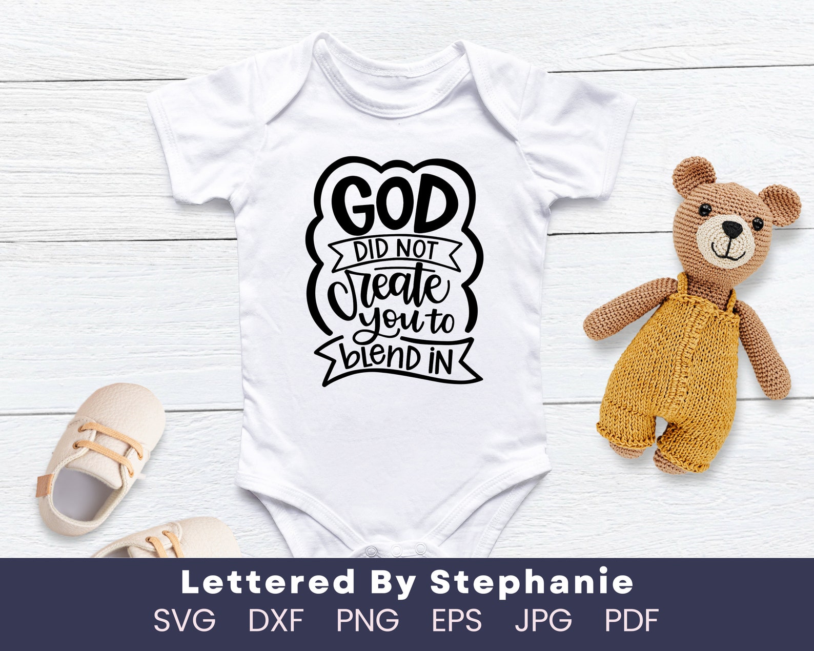 God Did Not Create You to Blend in Svg Christian Quote Svg Created ...