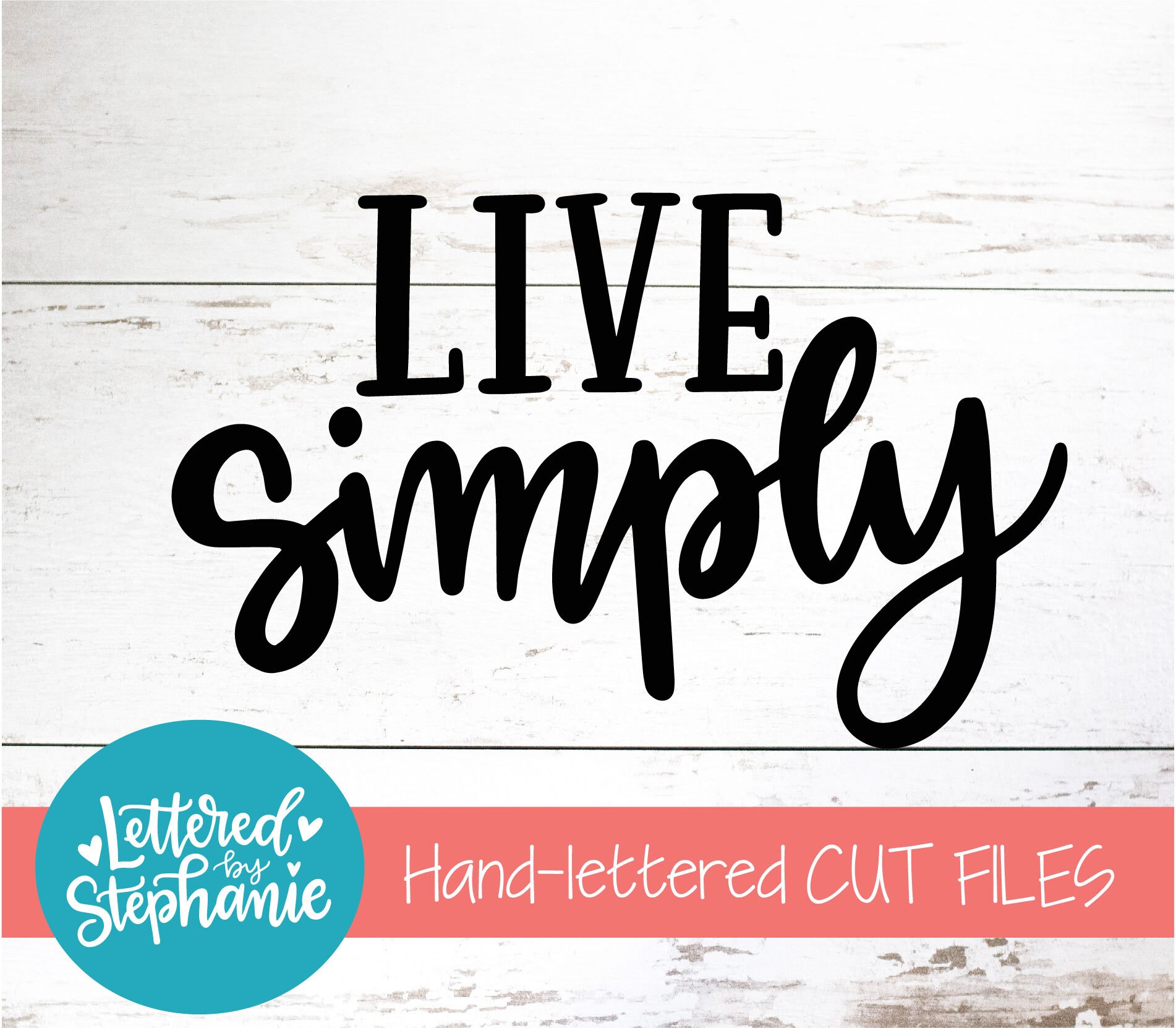 Live simply svg SVG Cut File simple life quote svg | Etsy