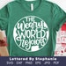 The Weary World Rejoices SVG Cut File, Handlettered Svg, Christmas Svg ...