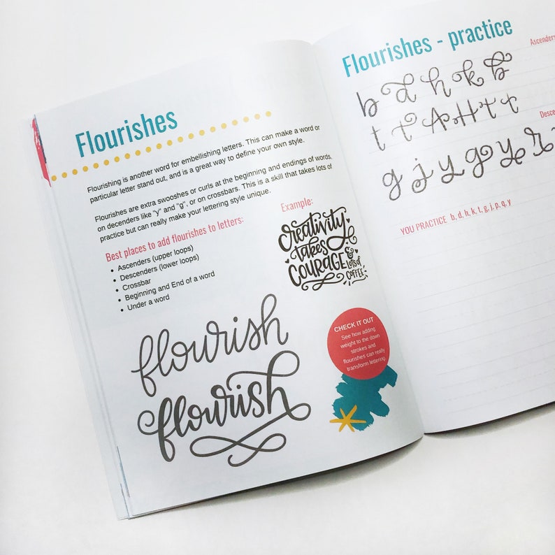 Learn Hand Lettering Digital Course in Handlettering You Can | Etsy