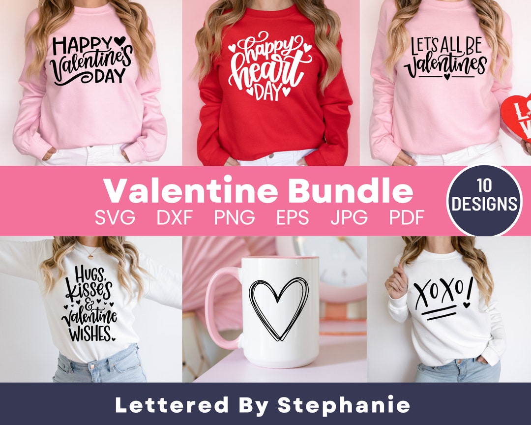 Best Selling Valentines Bundle, Happy Valentine Day Svgs, Valentines ...