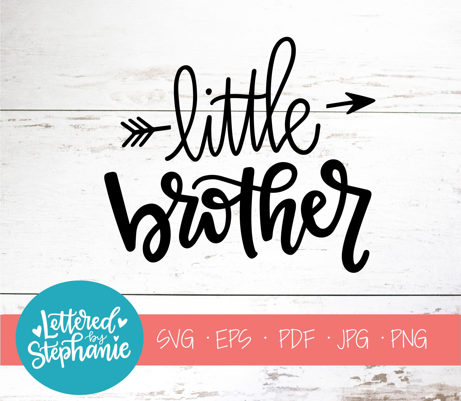 Little Brother SVG Cut File digital file svg kids svg | Etsy