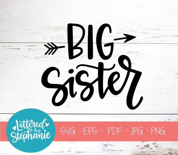 Hermana mayor SVG Cut File archivo digital svg kids svg | Etsy
