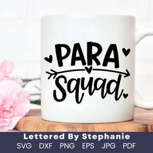 Para Squad Svg, Paras Quote, Para Shirt, Support Staff Team Shirt ...