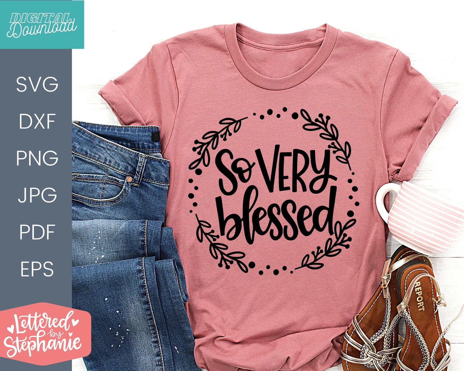 So Very Blessed SVG Cut File Blessed Saying Svg Fall and - Etsy