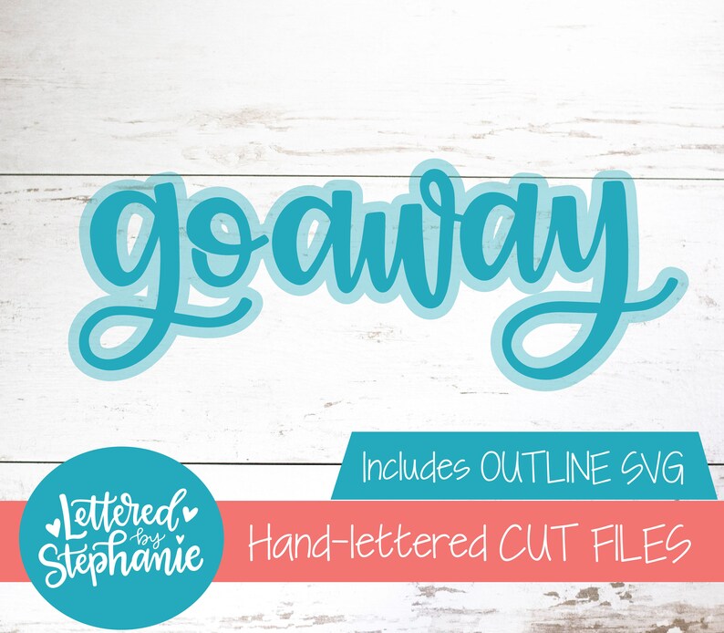 Go Away SVG Cut File DXF File 2021 Svg Social Distancing | Etsy