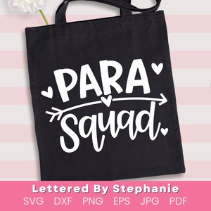 Para Squad Svg, Paras Quote, Para Shirt, Support Staff Team Shirt ...