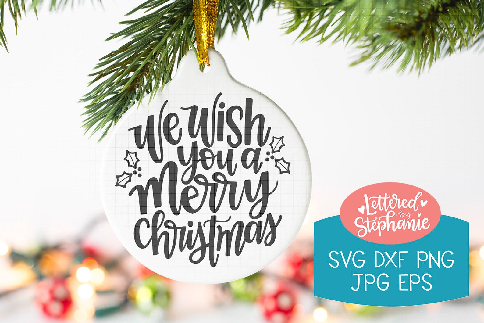 Christmas Rounds SVG, Holiday Rounds, Ornament Designs Svg, DXF, Cut ...