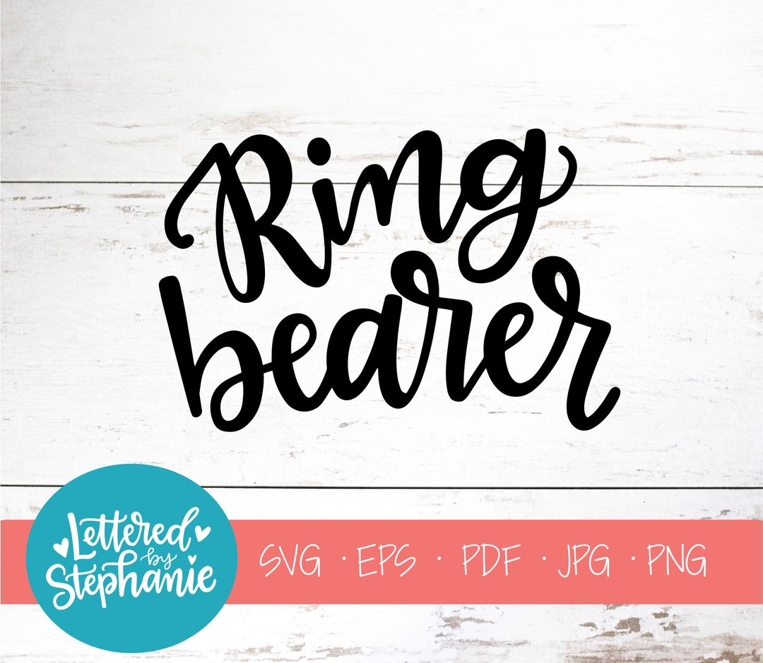 Ring Bearer, SVG Cut File, Digital File, Svg, Engagement, Wedding Svg ...