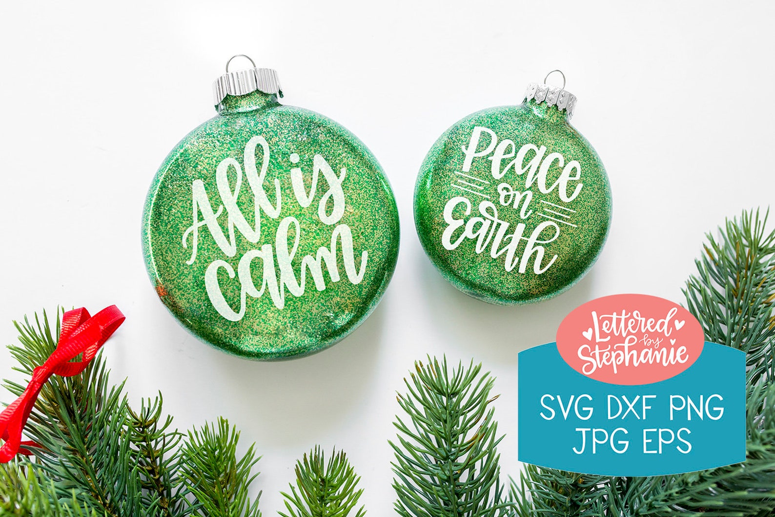 Christmas Rounds SVG, Holiday Rounds, Ornament Designs Svg, DXF, Cut ...
