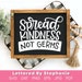 Spread Kindness Not Germs SVG, Funny Germs Quote Cut File, Wash Your ...