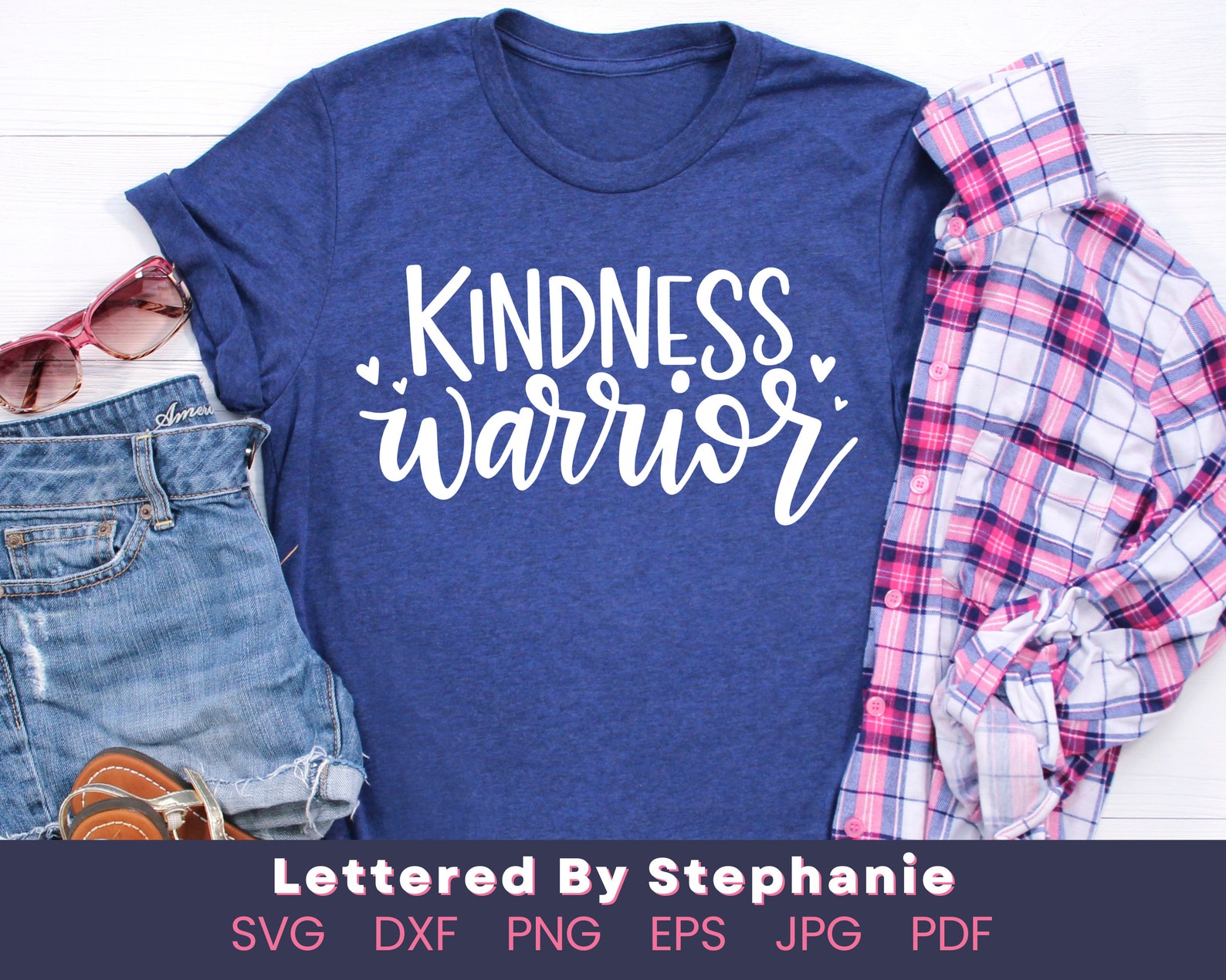 Kindness Warrior Svg Cut File, Positive Quote Svg, Cut File for ...