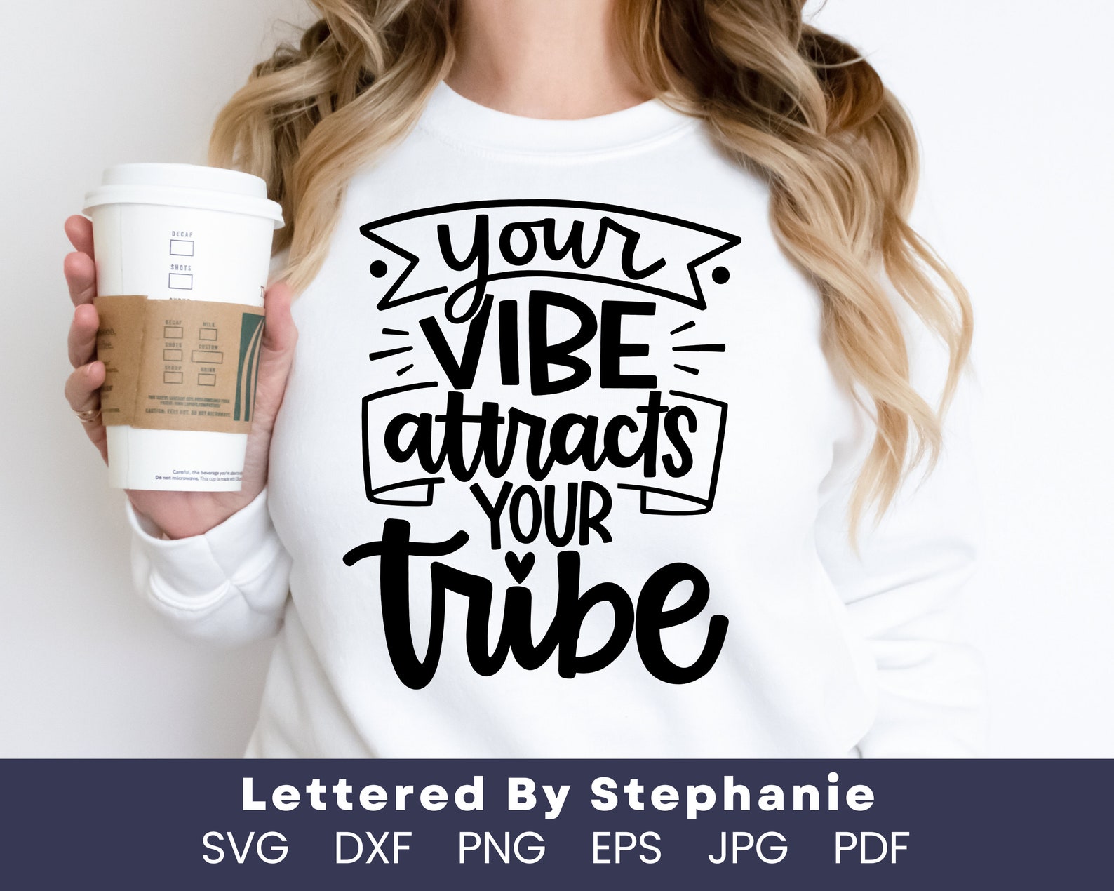 Your Vibe Attracts Your Tribe Svg Cut File Friendship Svg Quote for ...