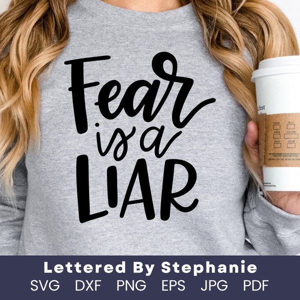 Fear is a Liar - Etsy