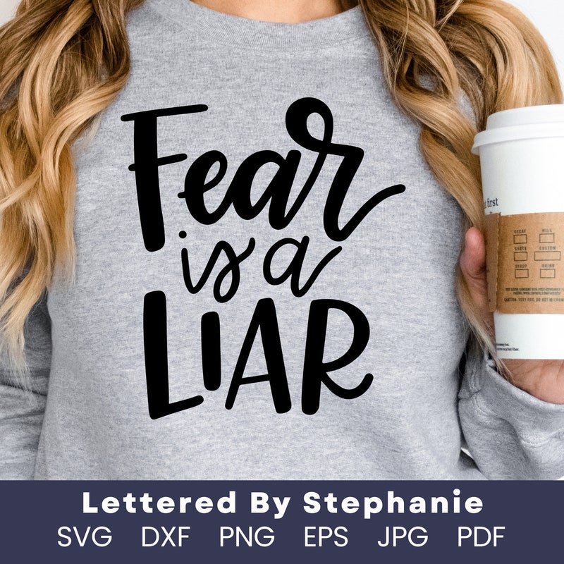 Fear is a Liar - Etsy