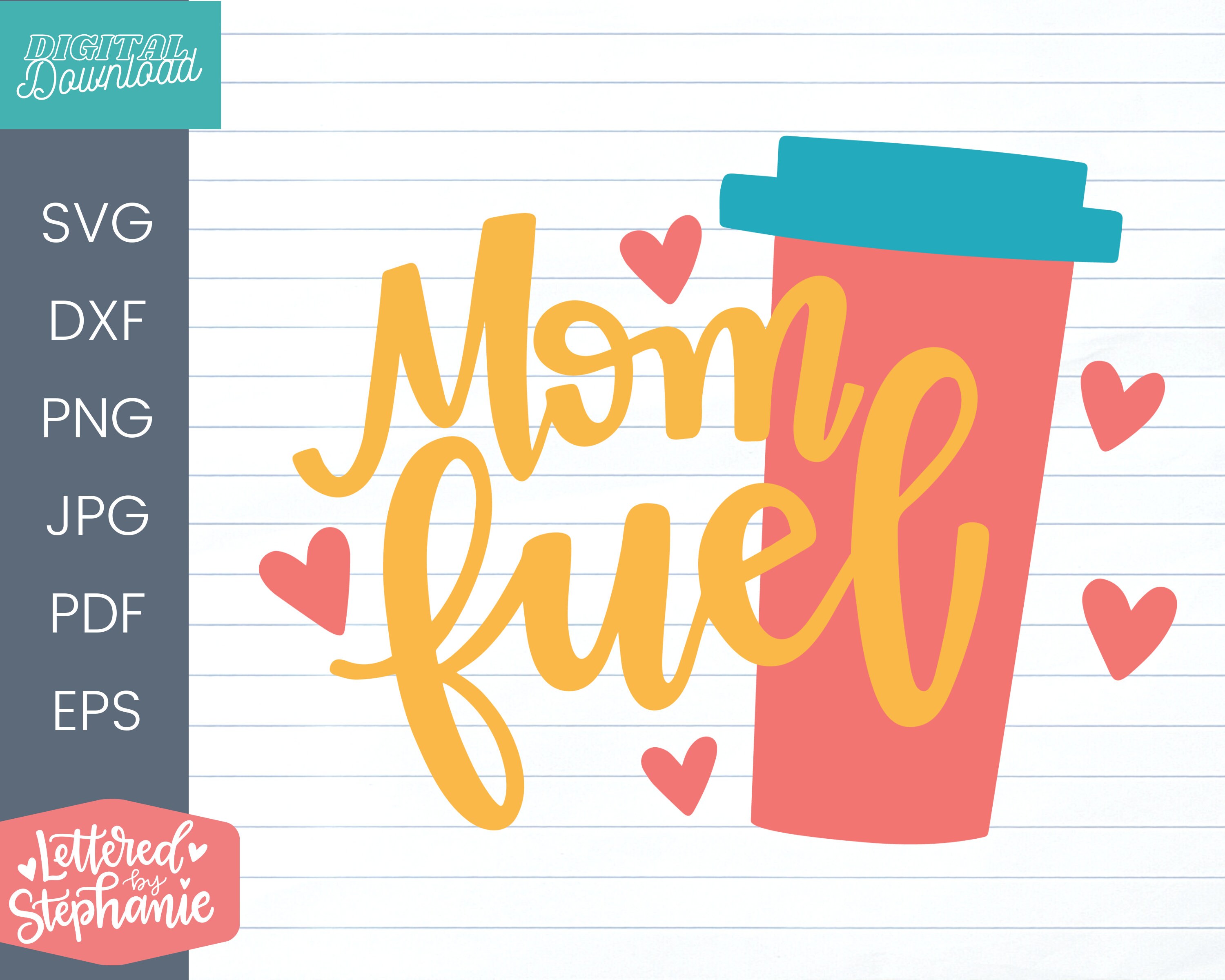 Mom Fuel SVG Cut File Mom Tribe Svg Cut File for Mom - Etsy