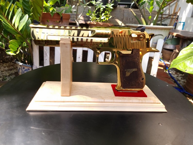 Handcrafted Pistol Display Stand - Etsy