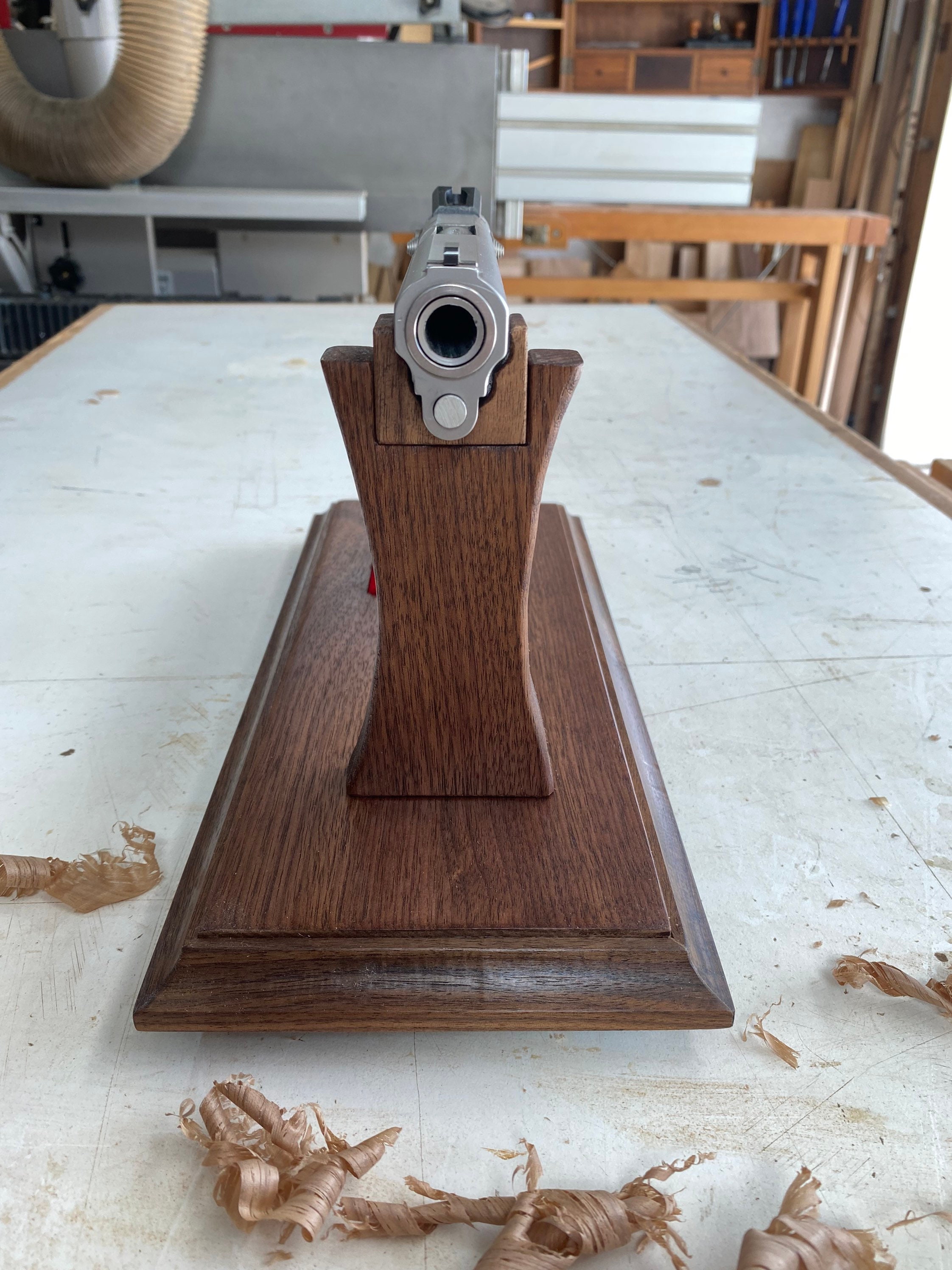 Handcrafted Pistol Display Stand - Etsy